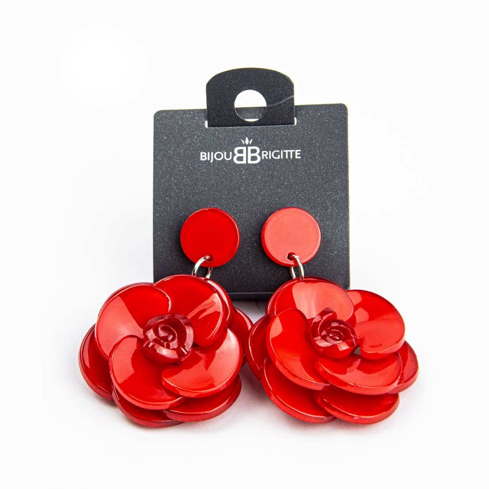 Bijou Brigitte – Rose Earrings – Authentic Brands For Less Online in ...