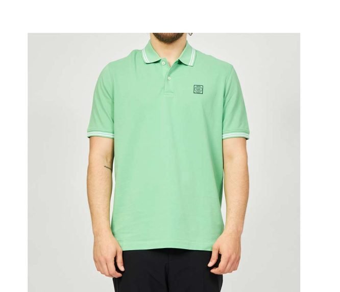 BUGATTI-Polo with buttons and silicone logo - Authentic Brands For Less ...